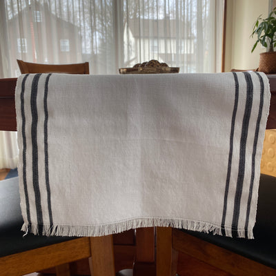 Classic White Cotton Table Runner Online – Inabel Shop LLC